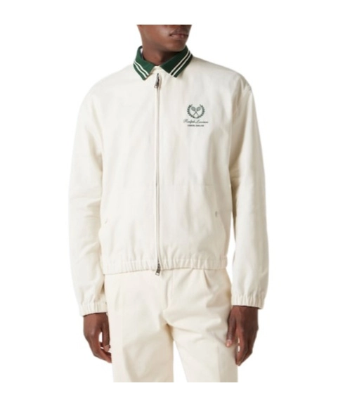 Ralph Lauren Cotton And Cashmere Bomber Jacket