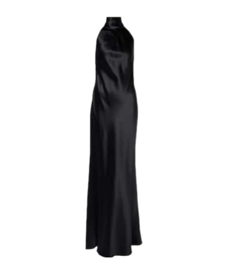 Ralph Lauren Chilton Halterneck Satin Gown
