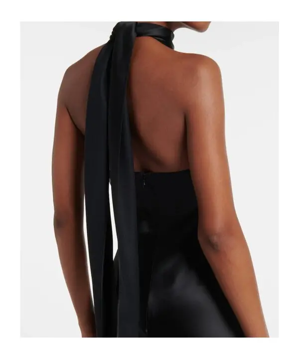 Ralph Lauren Chilton Halterneck Satin Gown