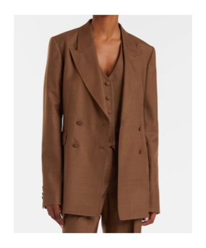 Gabriela Hearst Coleridge Wool And Silk Vest