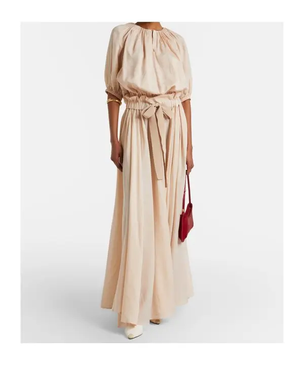 PATOU Striped Maxi Skirt