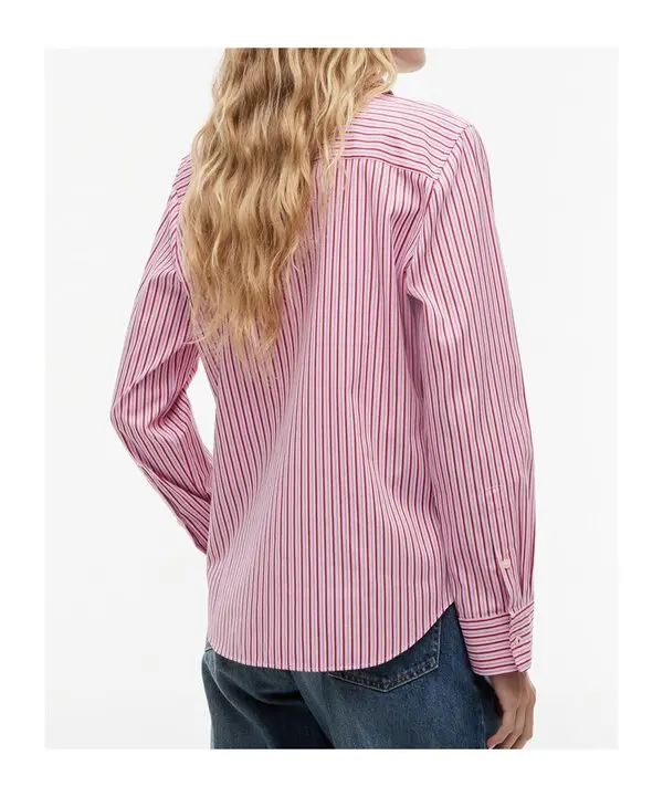Tommy Hilfiger Vertical-stripe Logo-embroidered Shirt