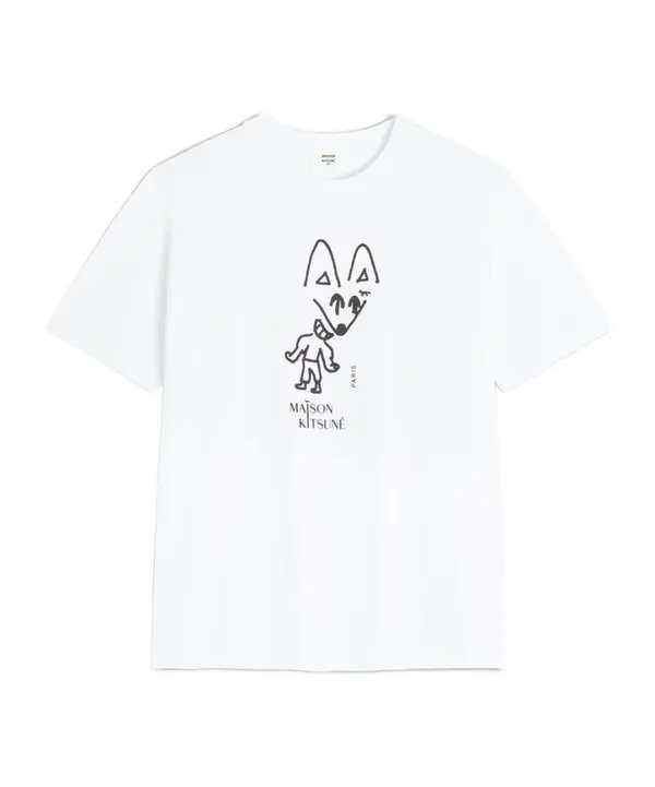 Maison Kitsuné Fox-print T-shirt