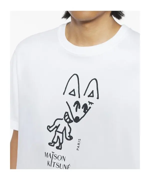 Maison Kitsuné Fox-print T-shirt