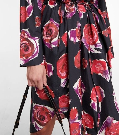 Marni Floral Cotton Midi Dress