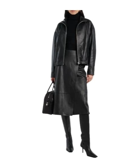 YVES SALOMON Leather Jacket
