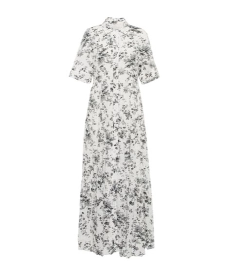 Erdem Kate Floral Cotton Maxi Dress - White