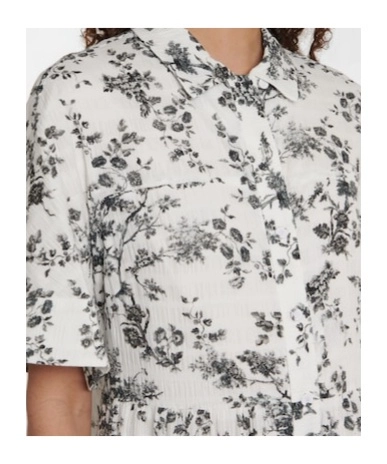 Erdem Kate Floral Cotton Maxi Shirt Dress