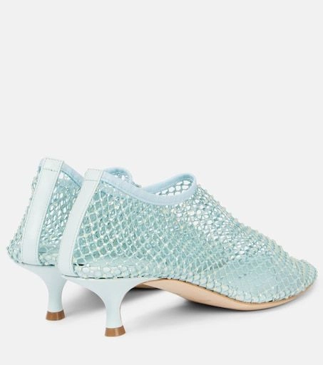Christopher Esber Embellished Fishnet Pumps