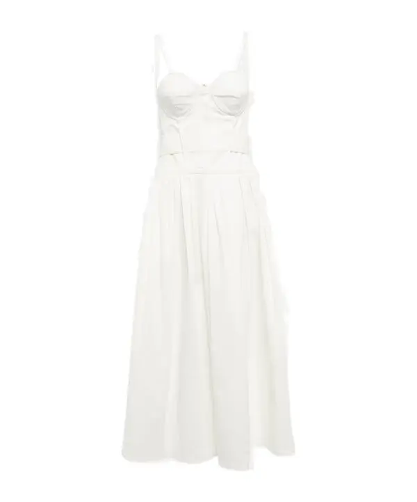 Proenza Schouler Cotton-blend Midi Dress