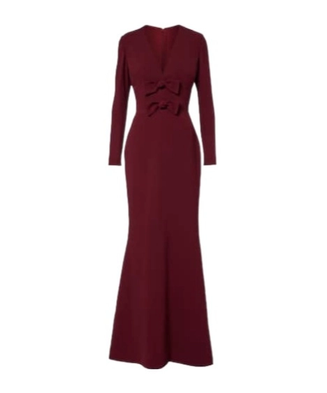 Elie Saab Bow-detail Cady Gown
