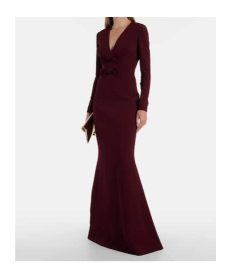 Elie Saab Bow-detail Cady Gown