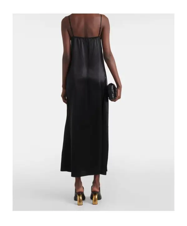Co Lace-trimmed Silk Satin Slip Dress