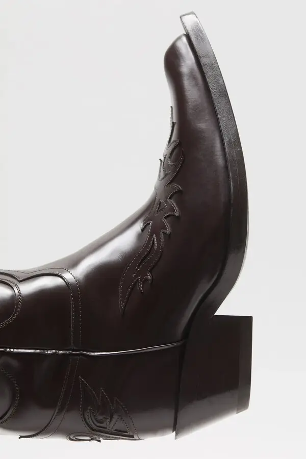 Acne Studios Pointed Toe Boots - Black