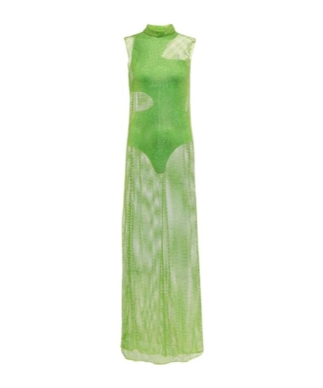 Stella McCartney Mesh Maxi Dress