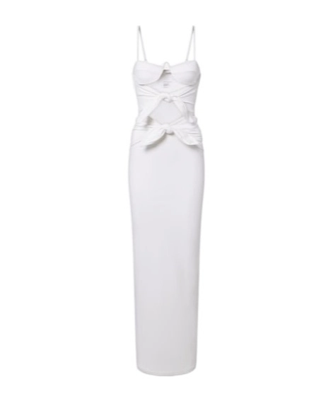 Christopher Esber Porto Cutout Maxi Dress - White