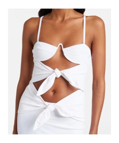 Christopher Esber Porto Cutout Maxi Dress - White