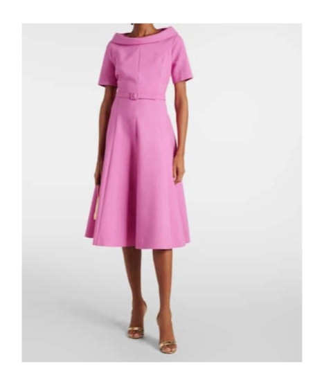 Oscar De La Renta Wool-blend Midi Dress