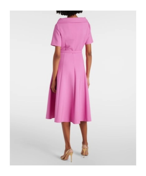 Oscar De La Renta Wool-blend Midi Dress