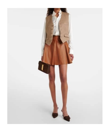 Ralph Lauren Leather Miniskirt