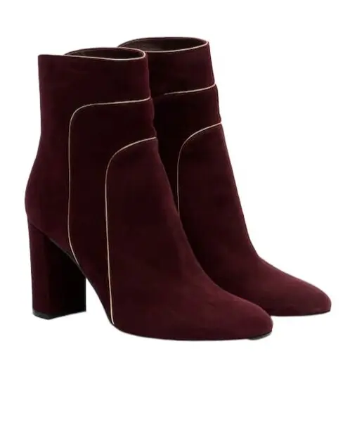 GIANVITO ROSSI Suede Ankle Boots - Brown