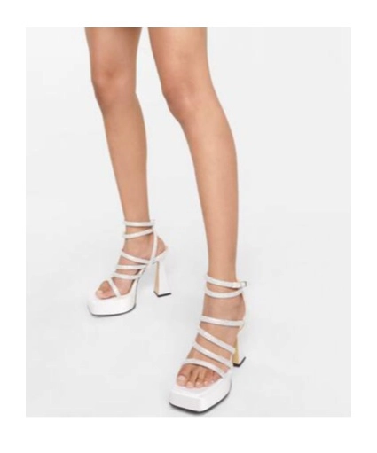 MACHMACH Sydney Embellished Satin Platform Sandals