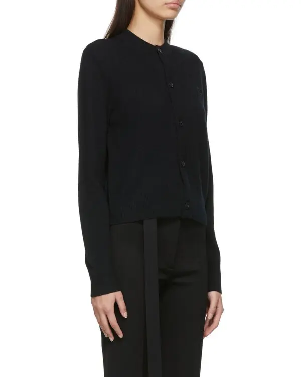 Acne Studios Face Logo Patch Button-up Cardigan