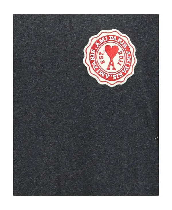 AMI Paris Logo-patch Oversized T-shirt