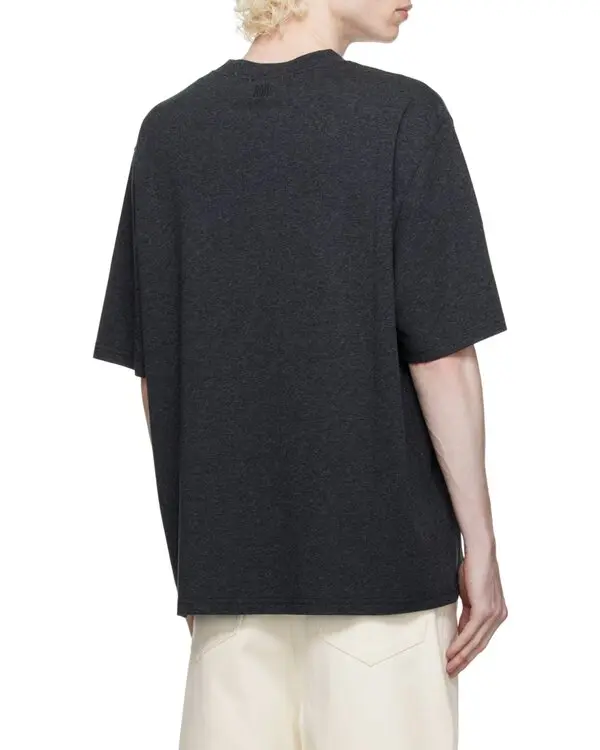 AMI Paris Logo-patch Oversized T-shirt