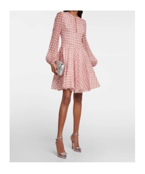 Giambattista Valli Silk Georgette Minidress