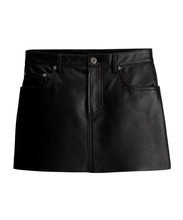 Dior Leather Miniskirt