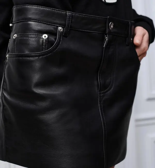 Dior Leather Miniskirt