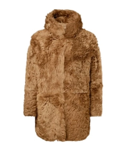 ERL Hooded Shearling Coat