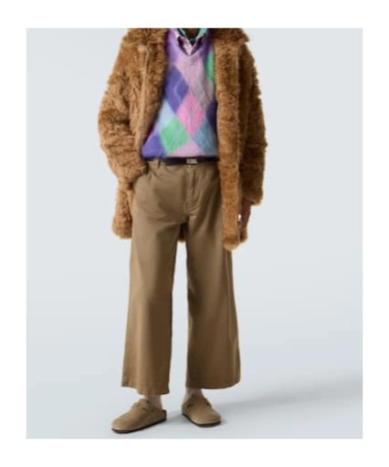 ERL Hooded Shearling Coat