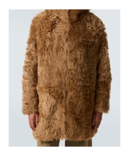 ERL Hooded Shearling Coat