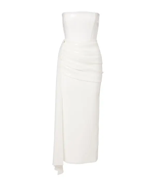 Alex Perry Bridal Sequined Strapless Bustier Gown