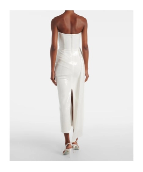 Alex Perry Bridal Sequined Strapless Bustier Gown