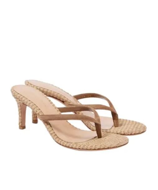 GIANVITO ROSSI Handmade Straw High-heel Sandals