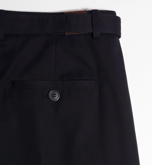 Dior Belted Flared Pants - Black