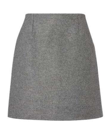 Carolina Herrera Mélange Virgin Wool Miniskirt