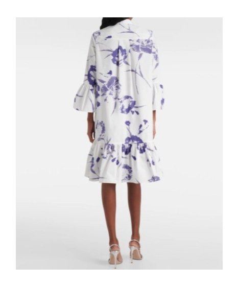 Erdem Floral Cotton Mini Dress