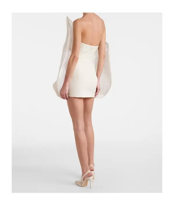 Magda Butrym Cotton And Silk-blend Organza Minidress