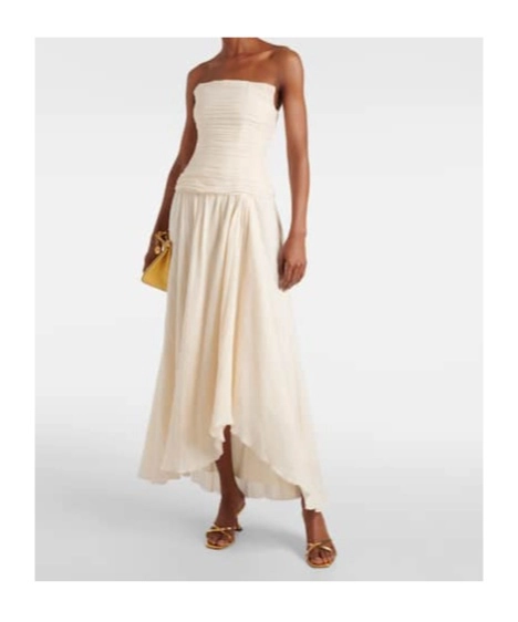 Staud Hightide Cotton-blend Maxi Dress