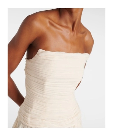 Staud Hightide Cotton-blend Maxi Dress