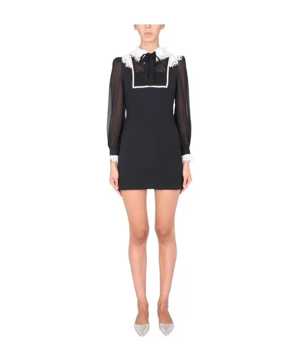 SELF-PORTRAIT Diamante Mini Dress