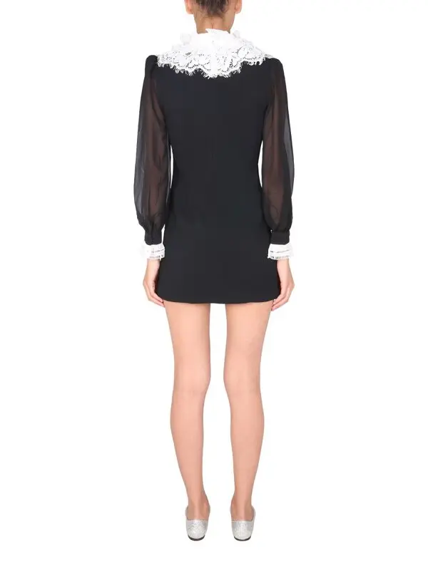 SELF-PORTRAIT Diamante Mini Dress