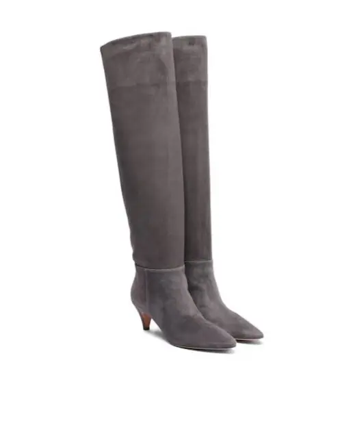 GIANVITO ROSSI Suede Knee-high Boots