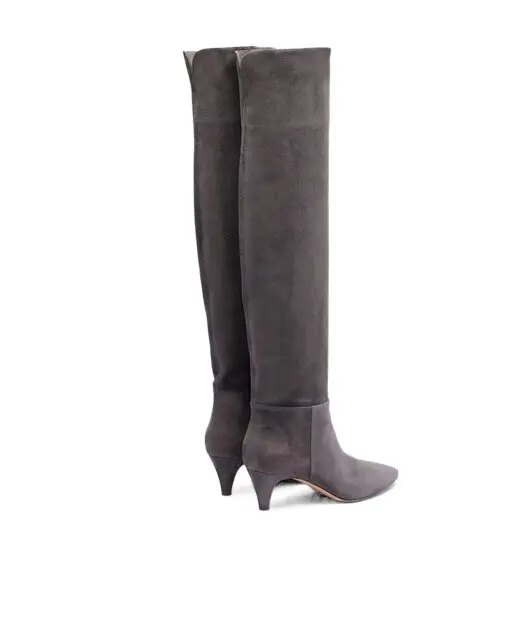 GIANVITO ROSSI Suede Knee-high Boots