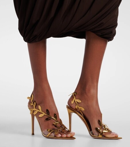 GIANVITO ROSSI Transparent Splicing High Heels