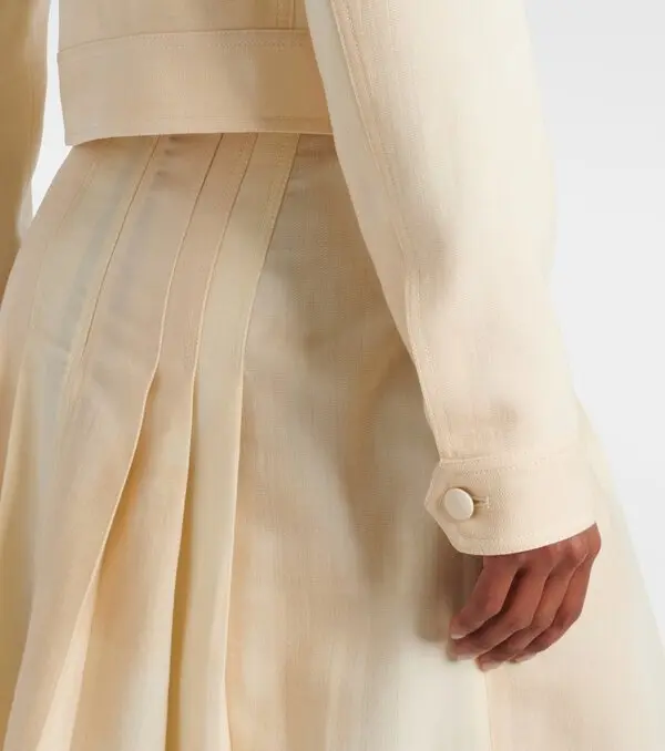 Gabriela Hearst Tereza Short Virgin Wool Jacket